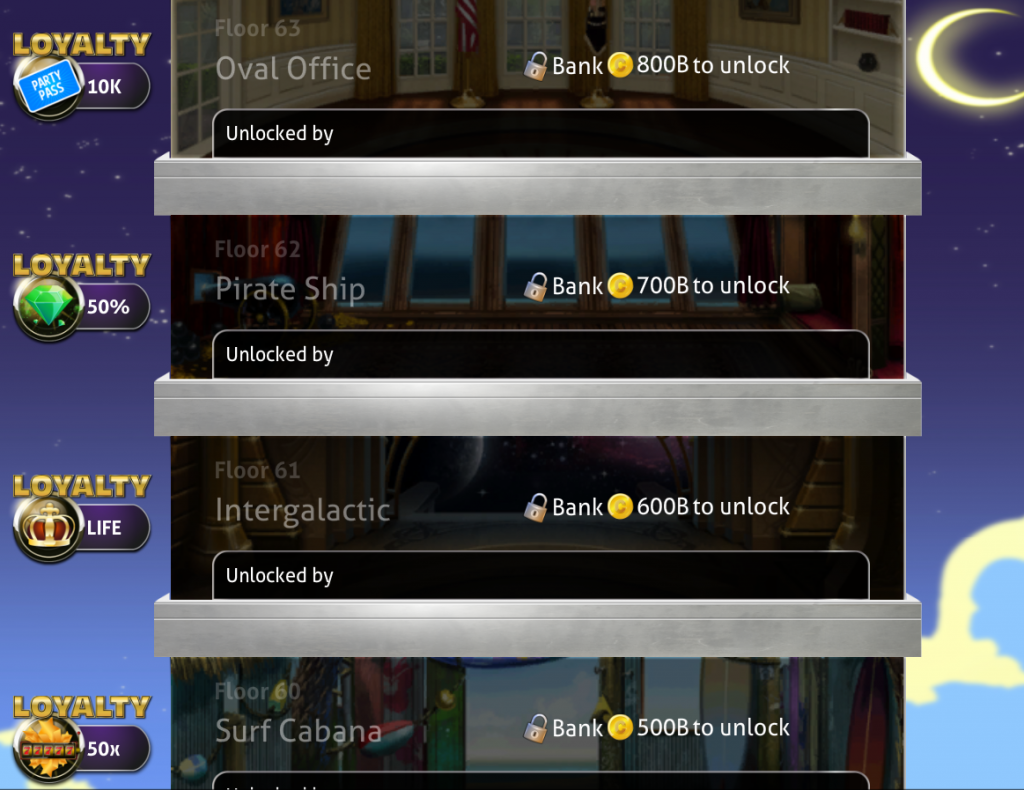 vegasWorld added Loyalty Rewards for their most valued players! (and ...